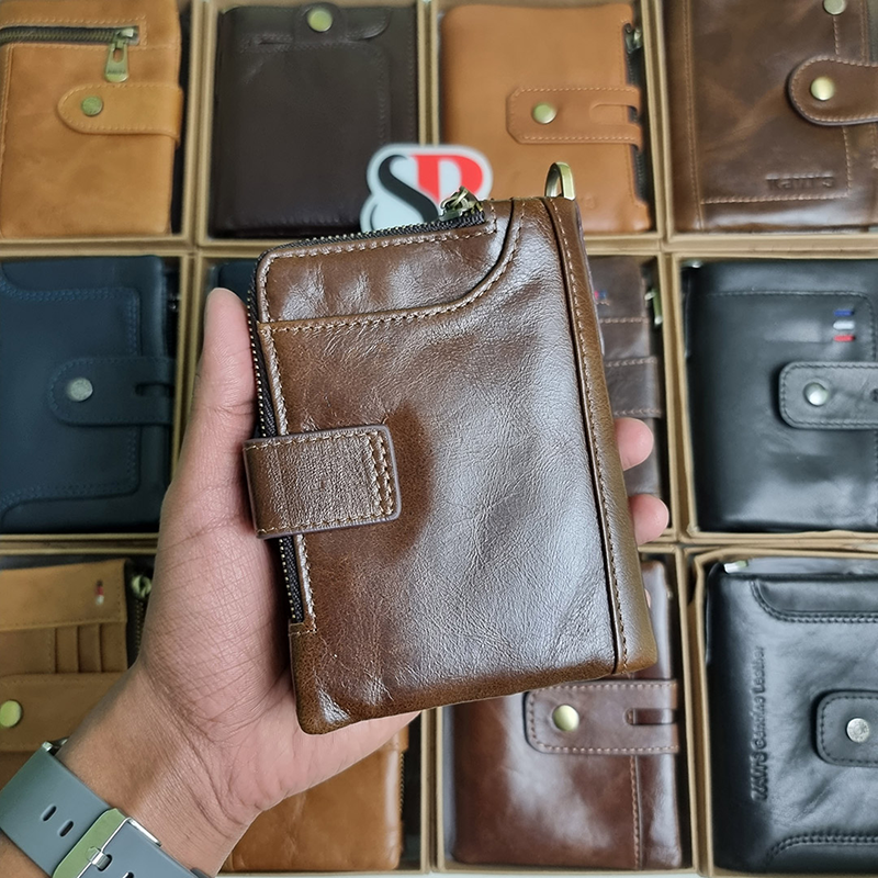K8151 Kavis Multifunctional Genuine Leather Wallet – Style Base