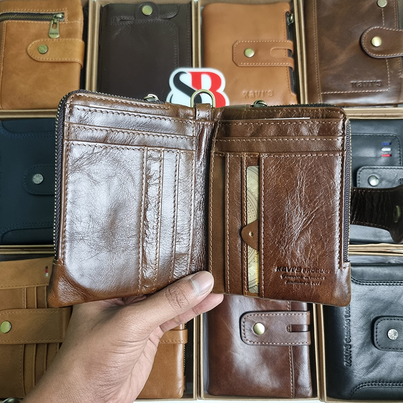 K8151 Kavis Multifunctional Genuine Leather Wallet – Style Base
