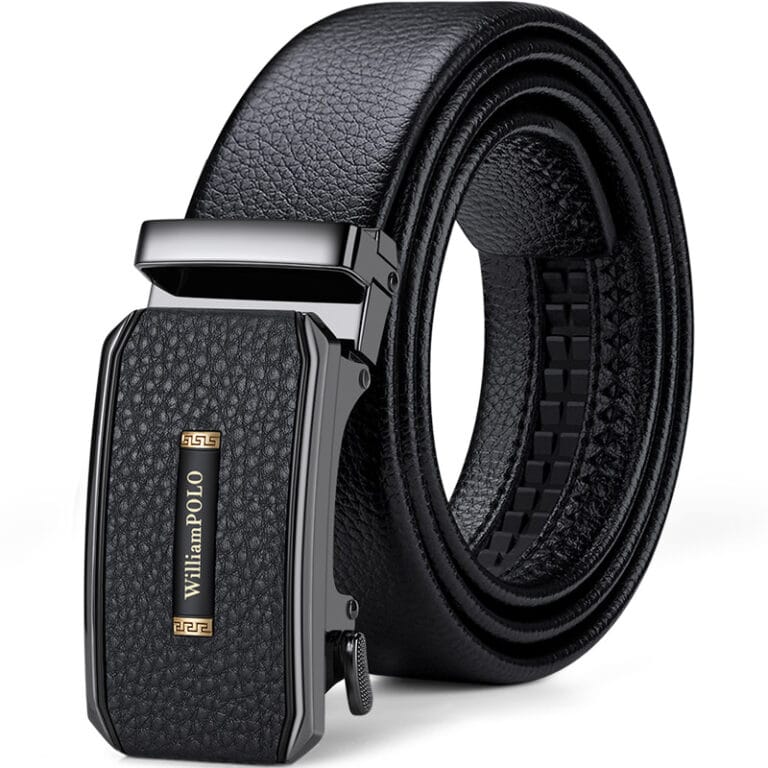 BAF23 WilliamPOLO Fashionable Automatic Buckle Belt for Men – Style Base