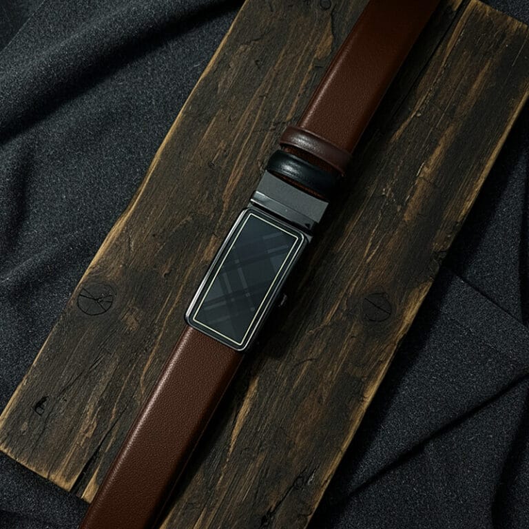 BGL2 Automatic Reversible Buckle Genuine Leather Belt for Men – Style Base